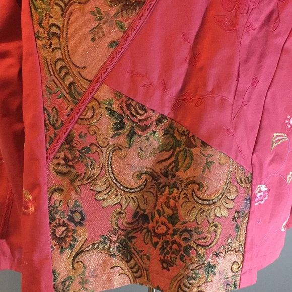 Bechamel | Jackets & Coats | Bechamel Womens Pink Floral Boho Blazer 4 ...